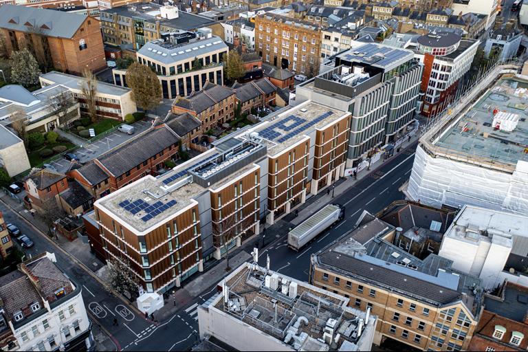 Sheppard Robson transforms London block with steel superstructure ...